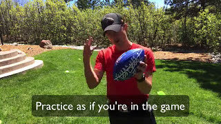 Youth Flag Football Drill - Speed Agility Juking Cutting - Score more